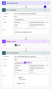 Adding a Site Collection Administrator via Power Automate